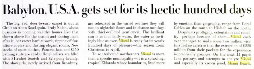 Miami Archives - Tracing the rich history of Miami, Miami Beach and the ...