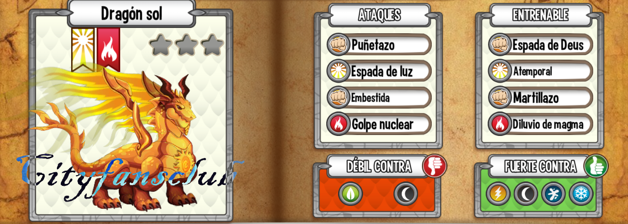 Dragon city: Dragon Sol