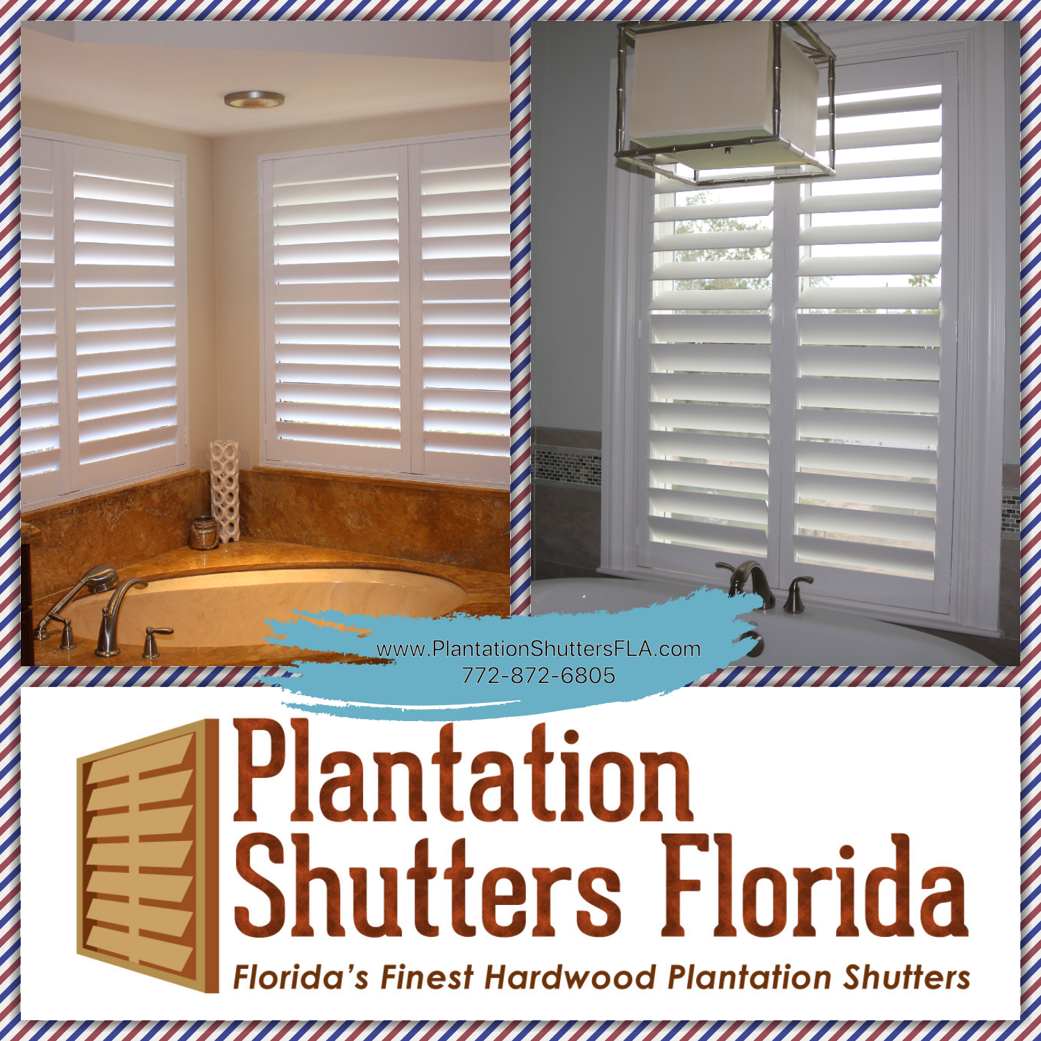 Plantation Shutters Made In The USA - Plantation Shutters Florida