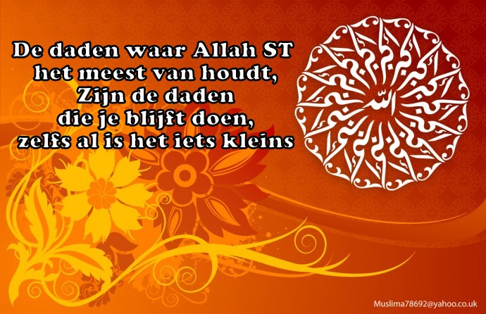 Citaten en Wijze Woorden uit de Islam: Blijvende daden