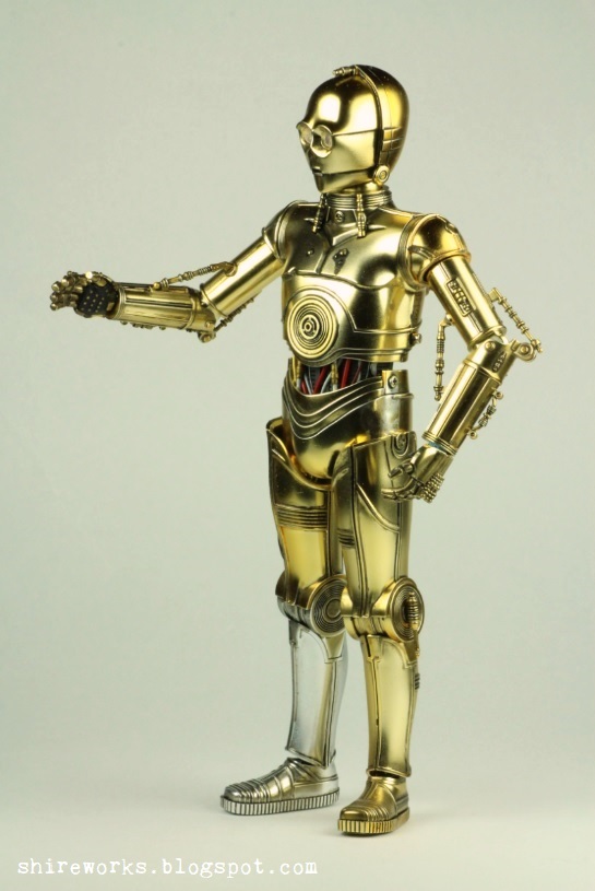 Shire Works: Star Wars 1/12 Scale C-3PO, Fully Painted Model Kit ...