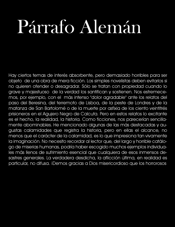 Sobre Tipografía: Los párrafos desde el diseño