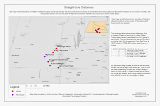 Fun with Maps: Straight-Line Distances