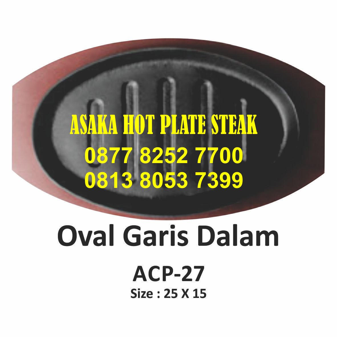 Produk Hot plate Oval Garis CP - 27~ ACP - 27 ( hot plate oval Garis ...