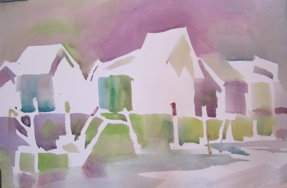 Carol Jessen's Watercolor World: Painting the Negative Space