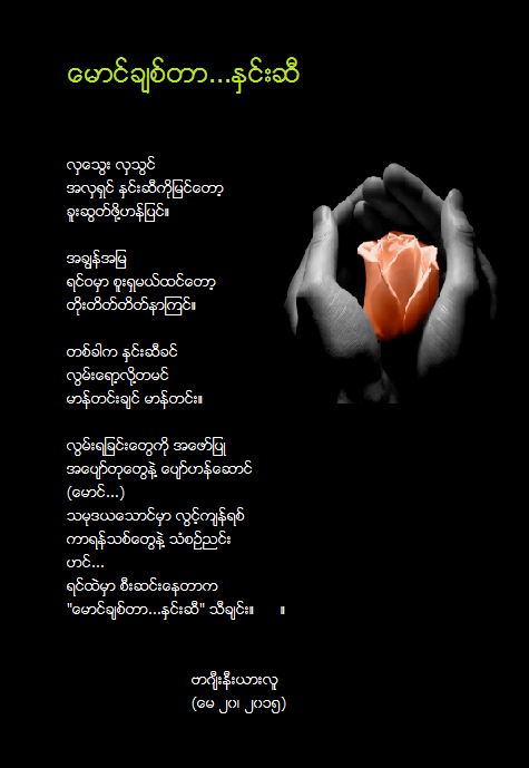 Virginia Lu: Myanmar Poem "Rose Who Was Loved by Maung"