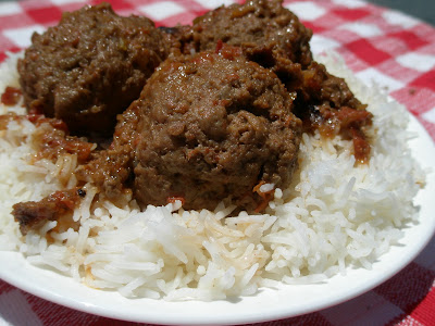 Afghan Food Project: White Rice + Kofta