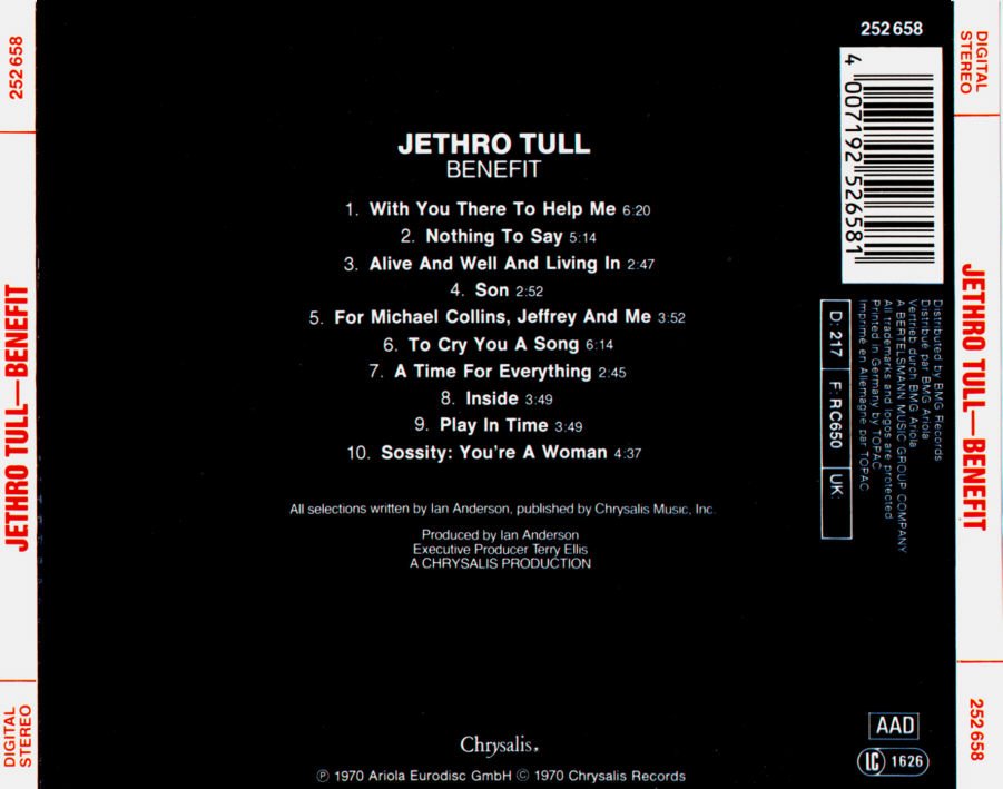 LA ROCKAREA: JETHRO TULL - ROYAL ALBERT HALL 1969