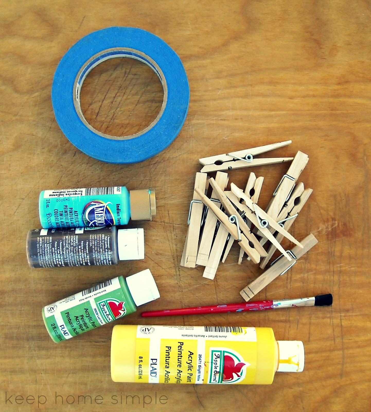 Keep Home Simple: Clothes Pin Chip Clips