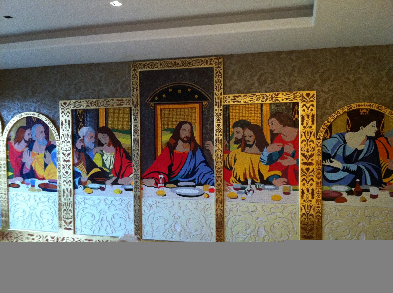 Mural Artist Rouble Nagi: The Last Supper in Tile Mosaic