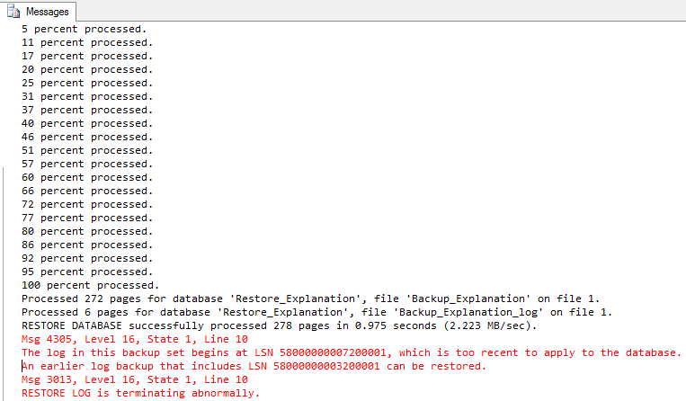 VSG's blog: #31. Understanding SQL LSN & Backups-Restore (Part-2)