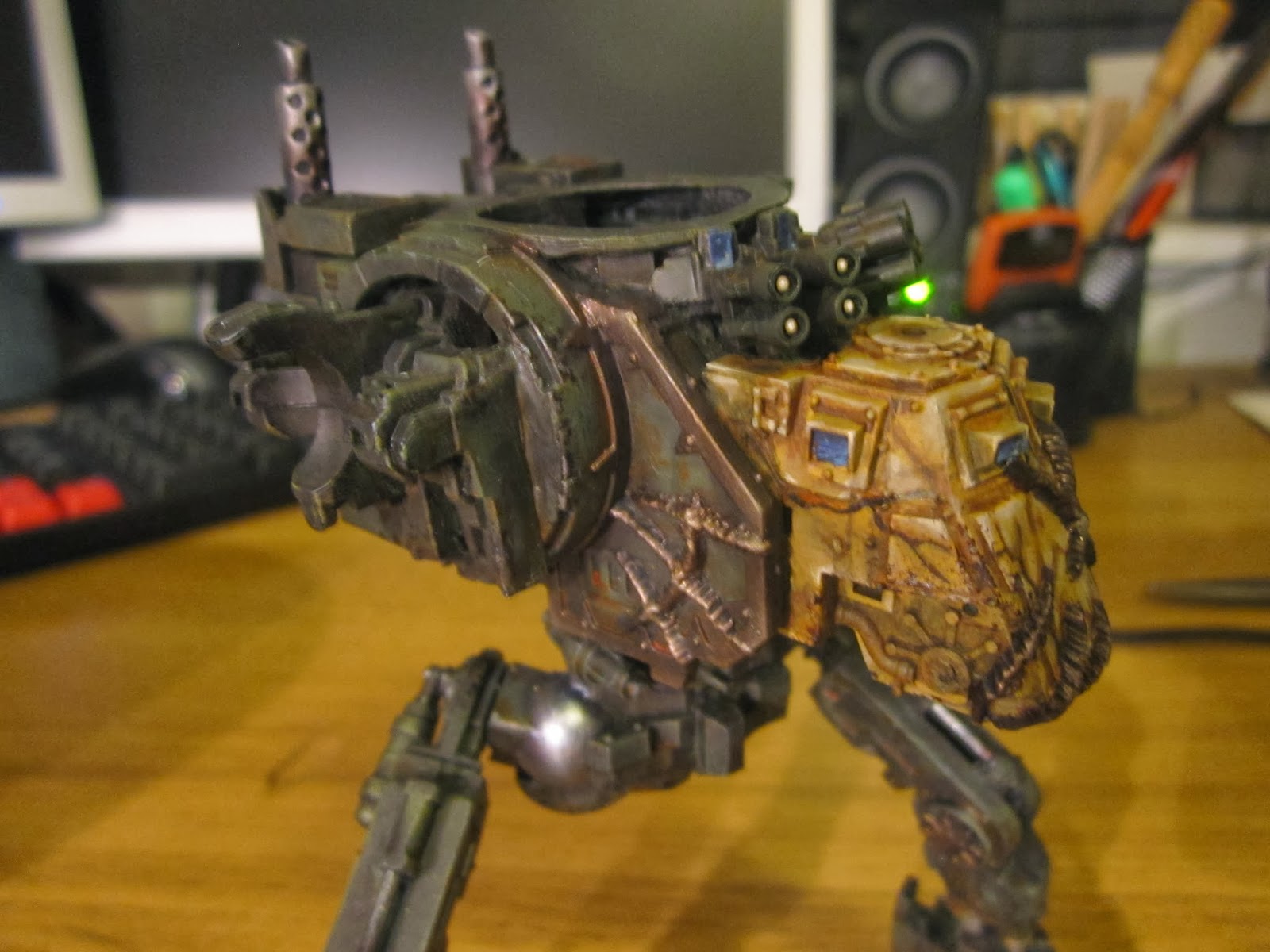 Wh 40k modelling blog by Agis: Heavy Defiler Knight update