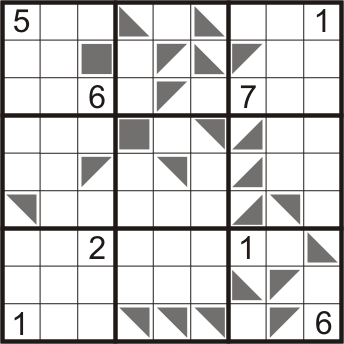 Play together: nr. 962 - Daily League Sudoku - Triangle Sums Sudoku