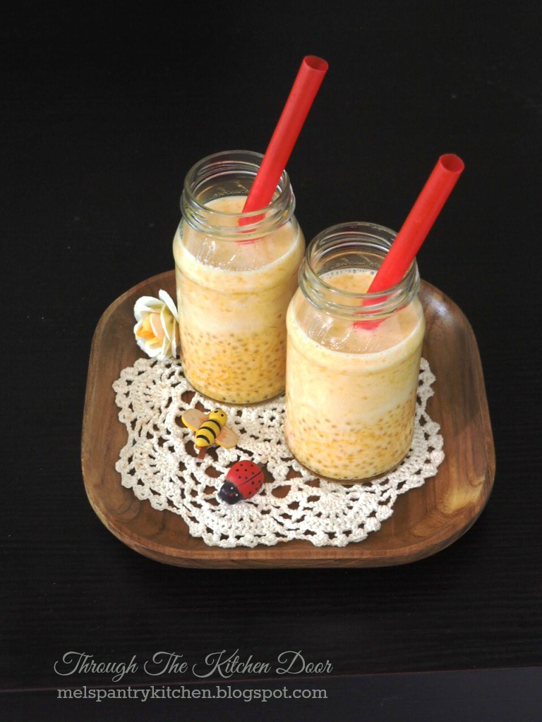 Through The Kitchen Door: Pumpkin Milky Sago Dessert