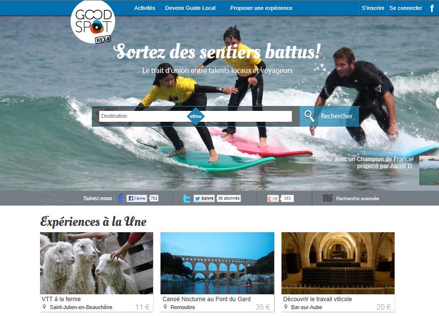 Panorama du Net: Good Spot, Des guides locaux pour vos voyages et ...