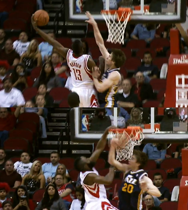 You Got Dunked On: 2012-2013 NBA Regular Season: James Harden Dunks On ...