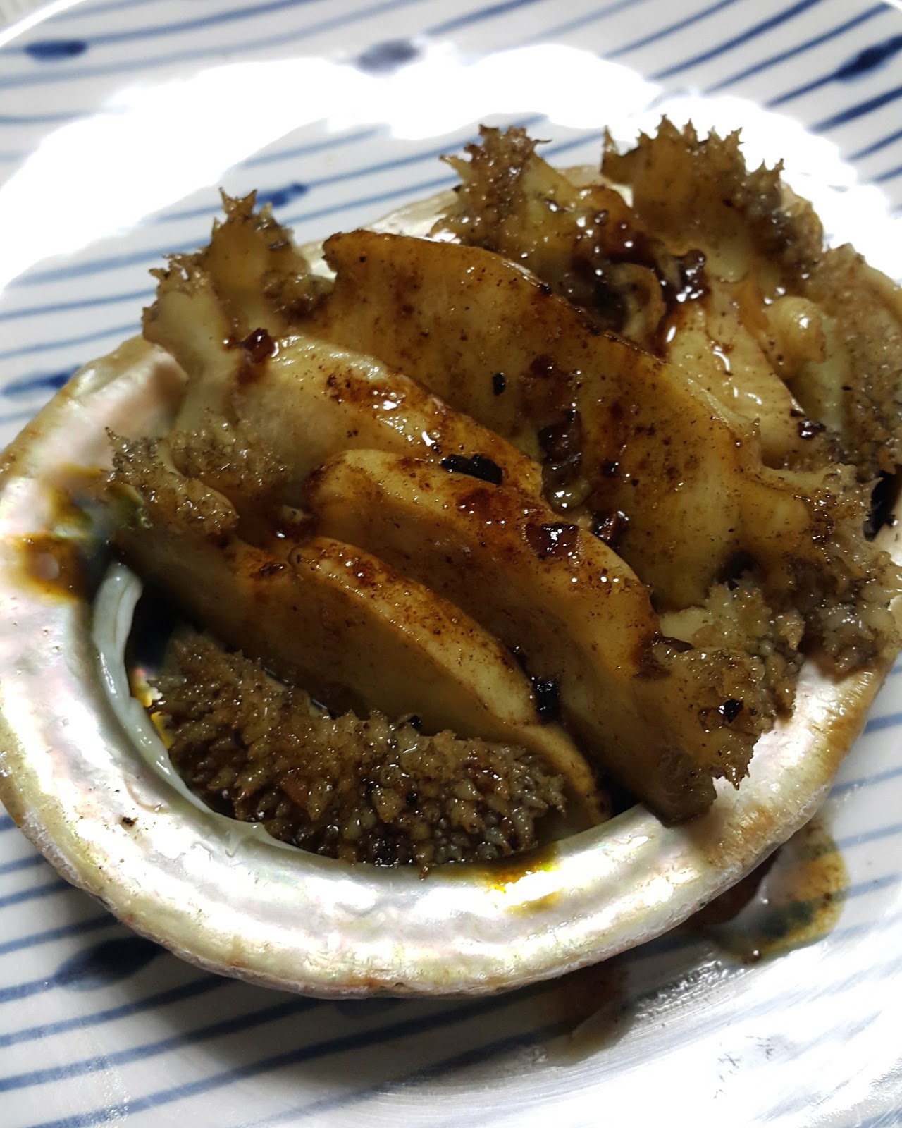 private citrus: 汁燒鮑魚 pan fried abalone
