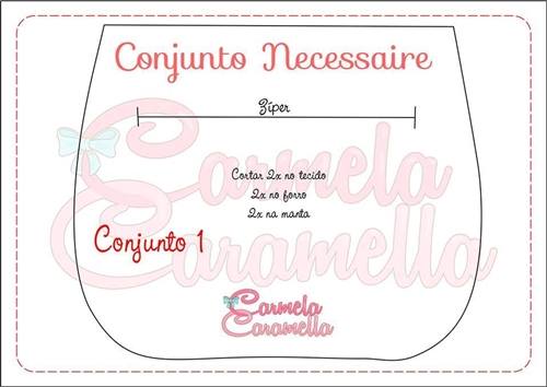 Molde Necessaire grátis - Feltro e moldes para artesanato