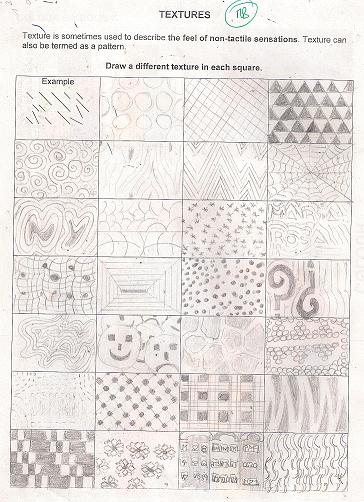 Visual Arts: Textures and patterns