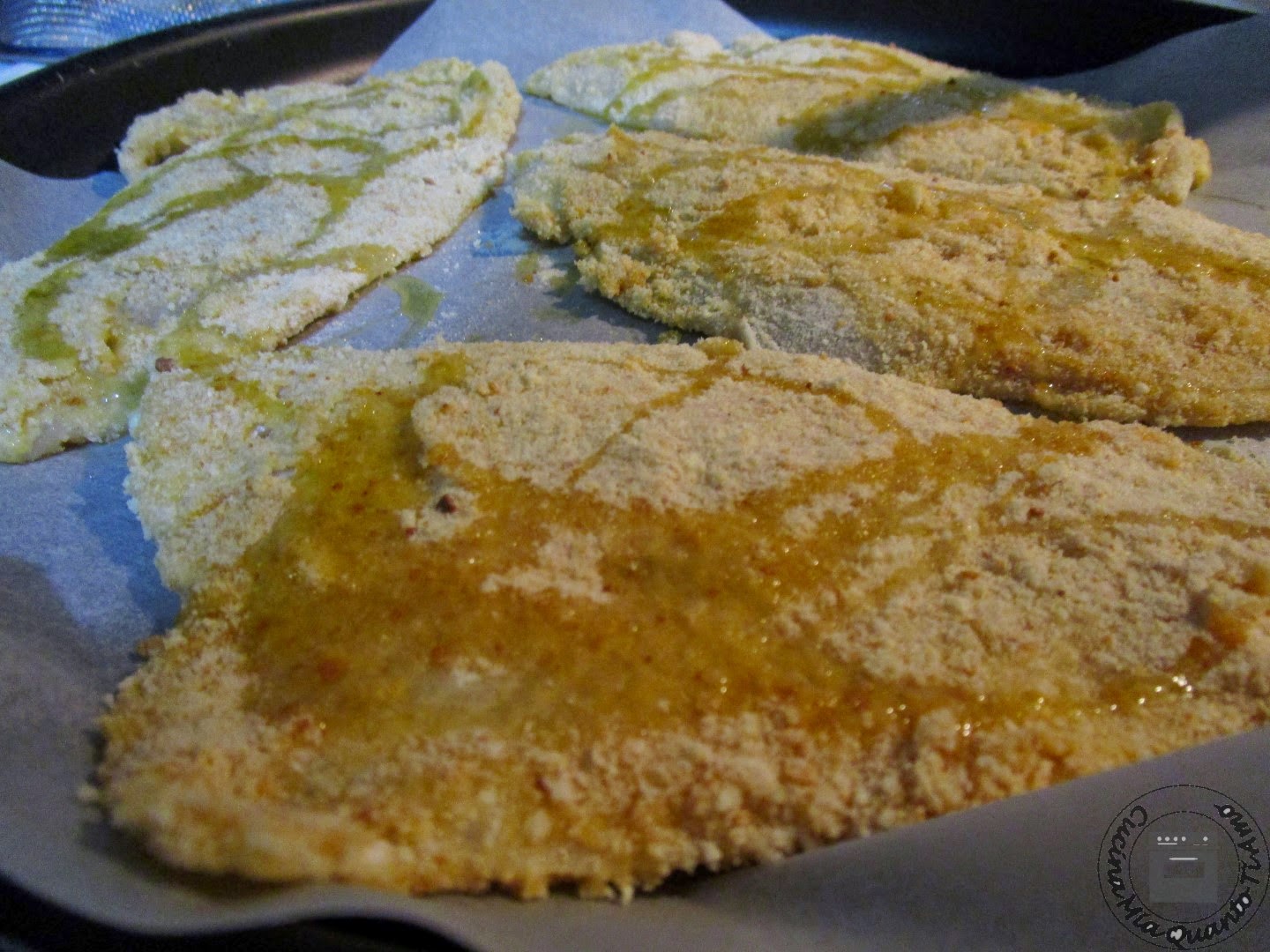 Cucina mia quanto ti amo: Platessa impanata al forno