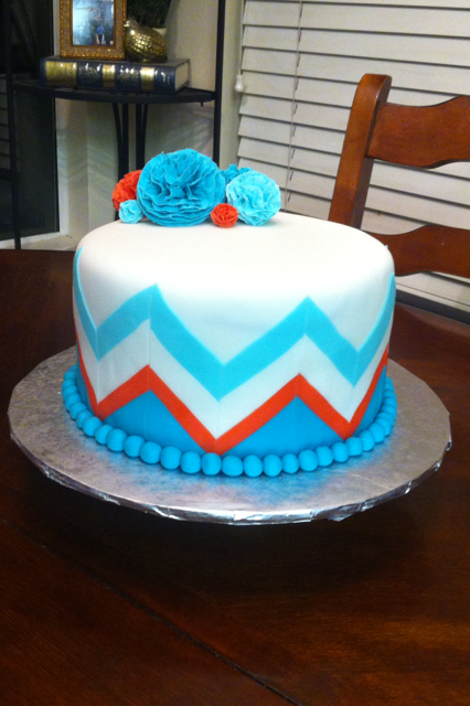 The Sweet Life: Chevron Cake