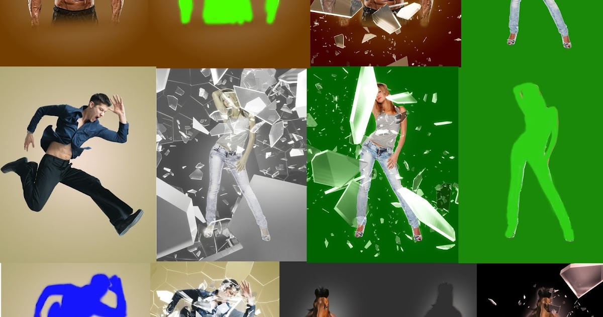 Shatter Glass Photoshop Action - Free Resource for Graphic Design