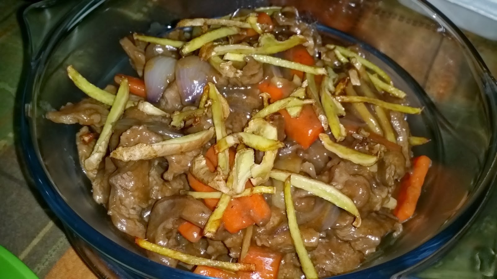 ZULFAZA LOVES COOKING: Daging masak halia