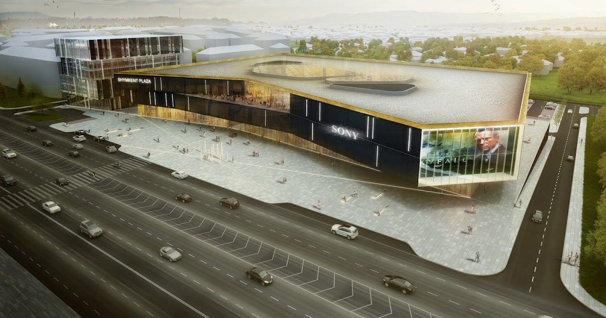 pedro dias . architect: Shopping Mall & Bank HQ in Shymkent, Kazakhstan ...