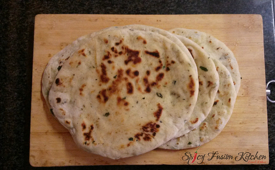 Garlic Butter & Green Chilli Paratha - Spicy Fusion Kitchen