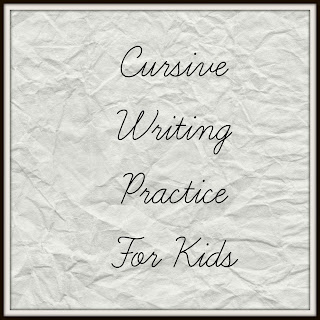 Parenting Times: How To Write Cursive Writing For Kids Video And Apps ...