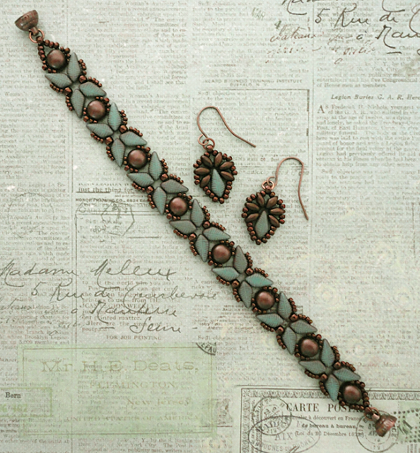 Linda's Crafty Inspirations: Free Beading Pattern - Tiny Kite Earrings