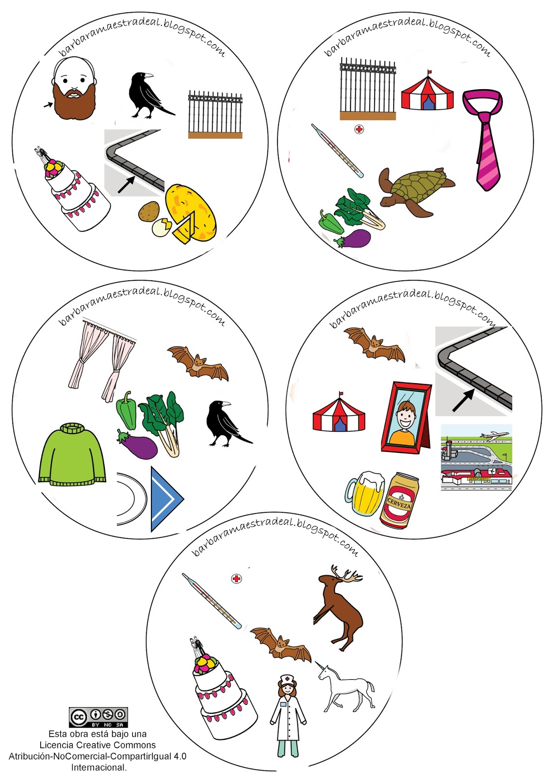 Bárbara León: DOBBLE /R/ INVERSA