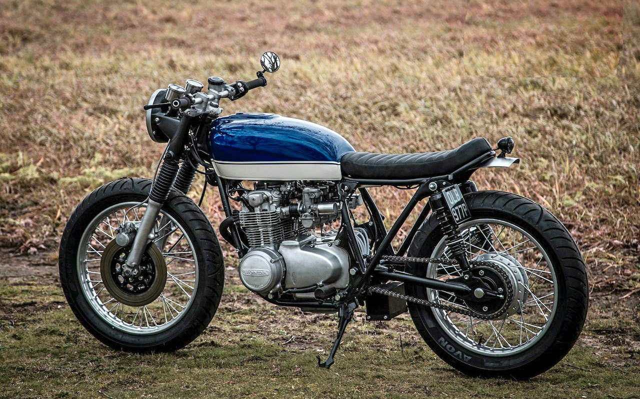 Blue & Cream - Inazuma café racer