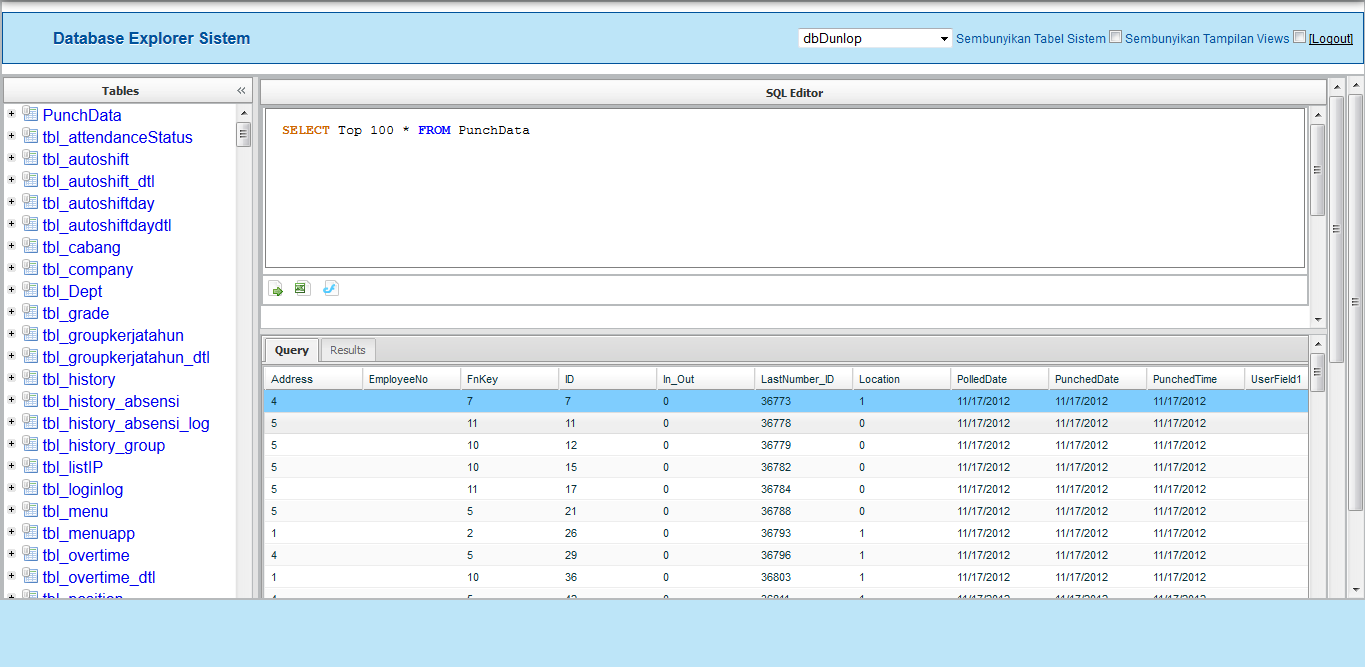 Bermain Sambil Belajar Database Explorer Sistem Dengan Coldfusion
