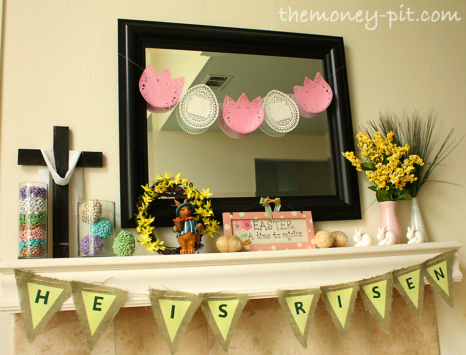 michelle paige blogs: Easter Mantels