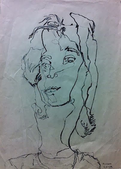 1st Semester Blog: Blind Contour Self-Portrait - Project Sheet