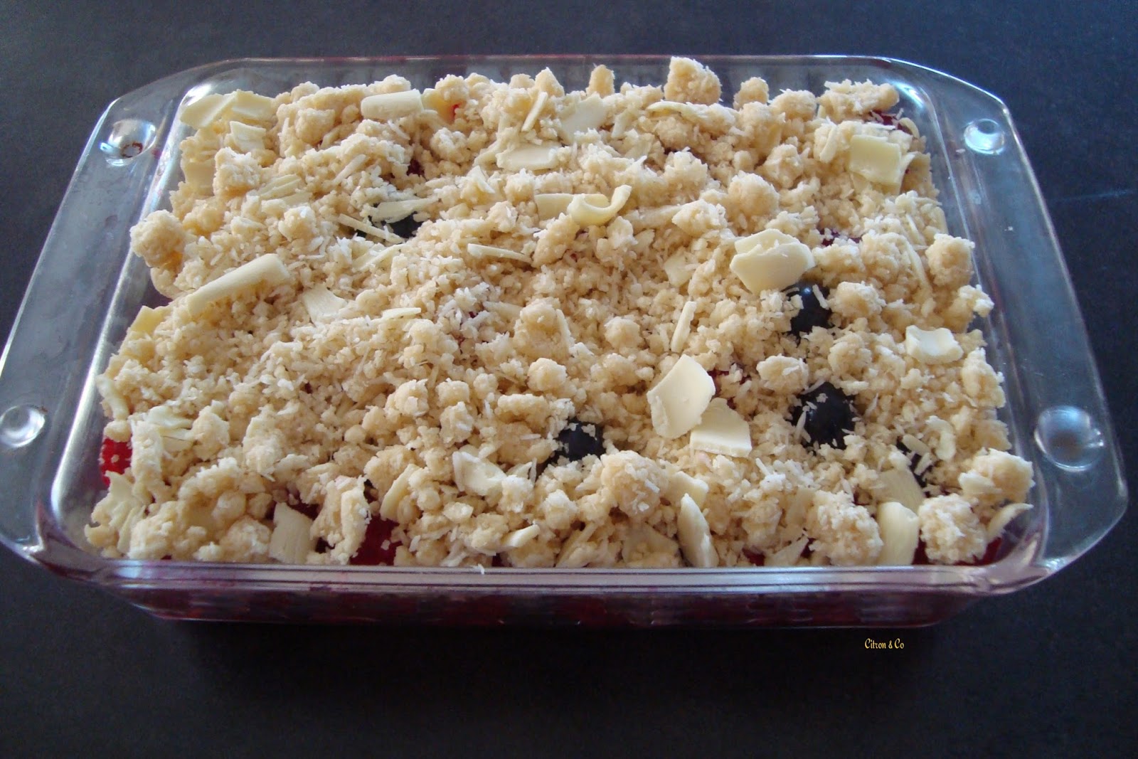 Citron & co: CRUMBLE DE FRUITS ROUGES