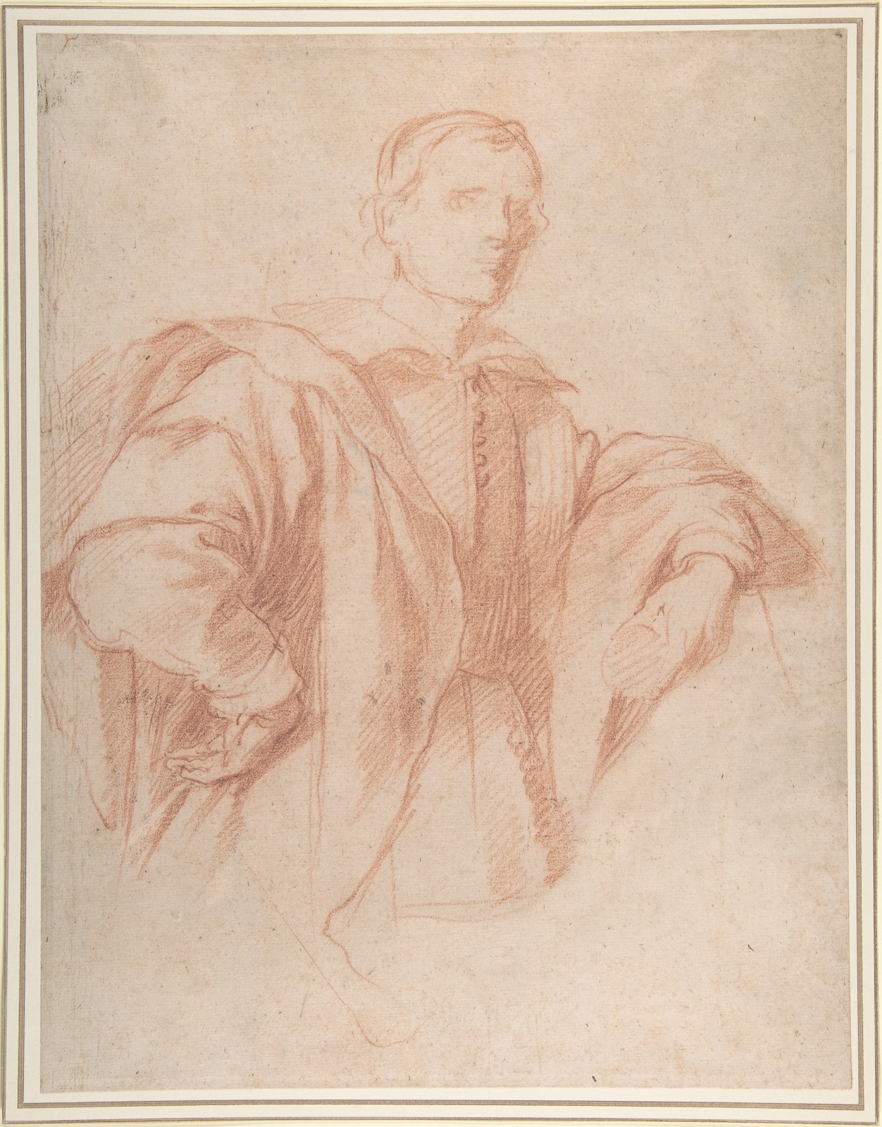 Spencer Alley: Italian Figures and Faces (Drawings) - 17th century