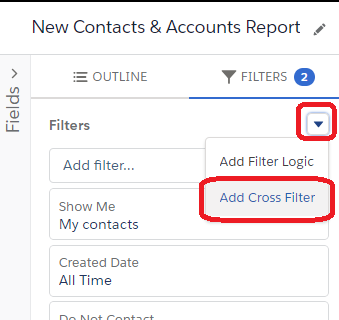 Donna Whitig: Reports and Cross Filters