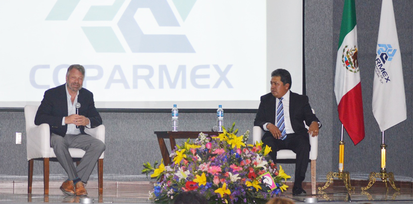 Noticias: Centro Empresarial COPARMEX recibió a Jorge Castañeda Gutman