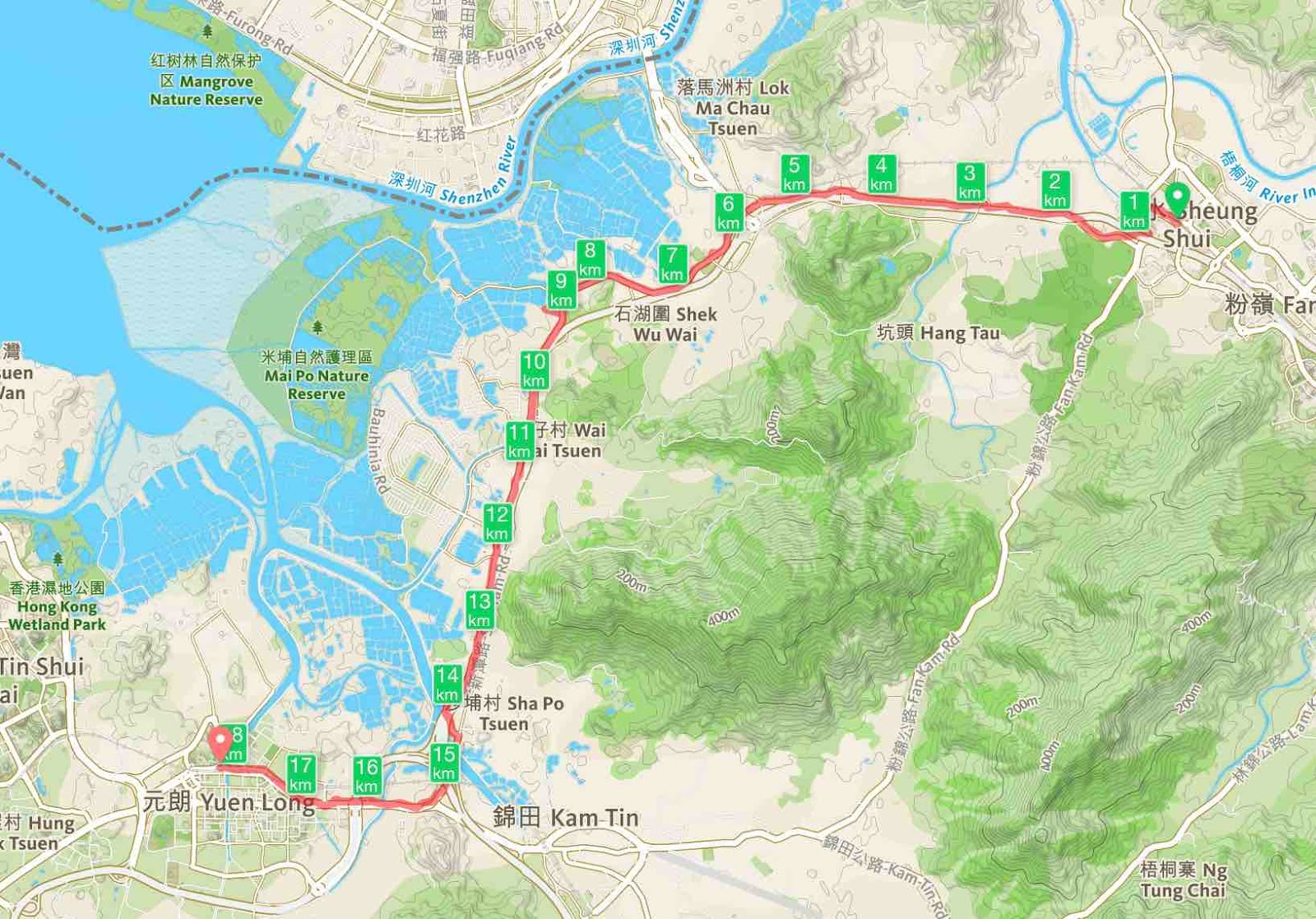 Musings on Life in Hong Kong: Sheung Shui to Yuen Long via Castle Peak Road