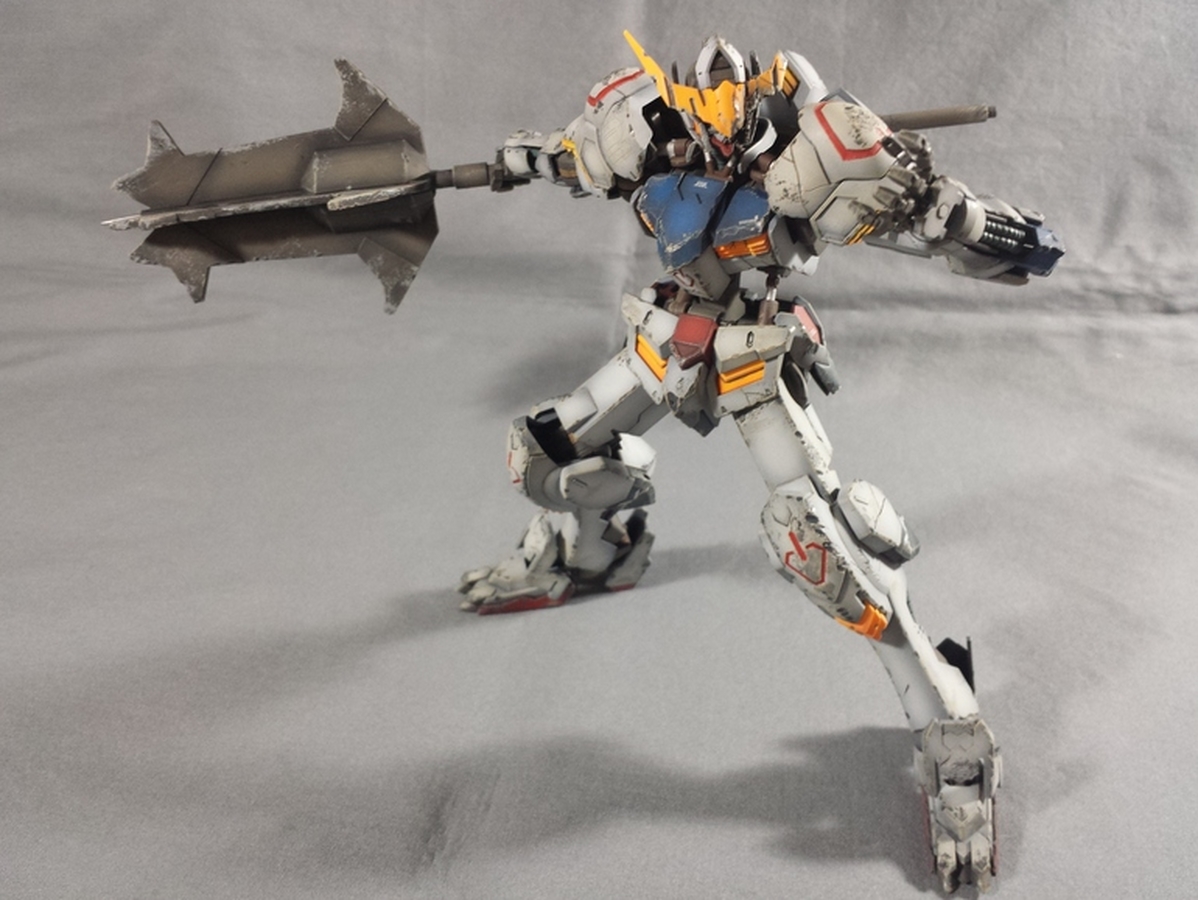 Custom Build: 1/100 Gundam Barbatos + Battle Damage