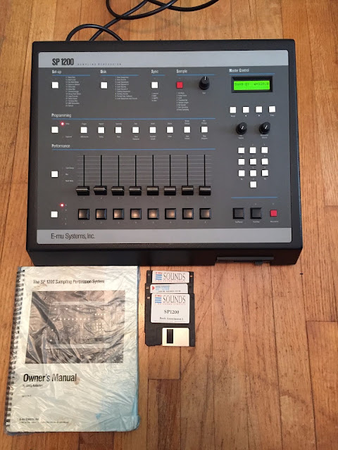 MATRIXSYNTH: E-MU SP1200 Drum Machine Sampler SN 039503310