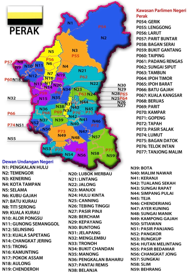 Tempat Pelancongan: Peta Dan Maklumat Syarikat Pelancongan Negeri Perak