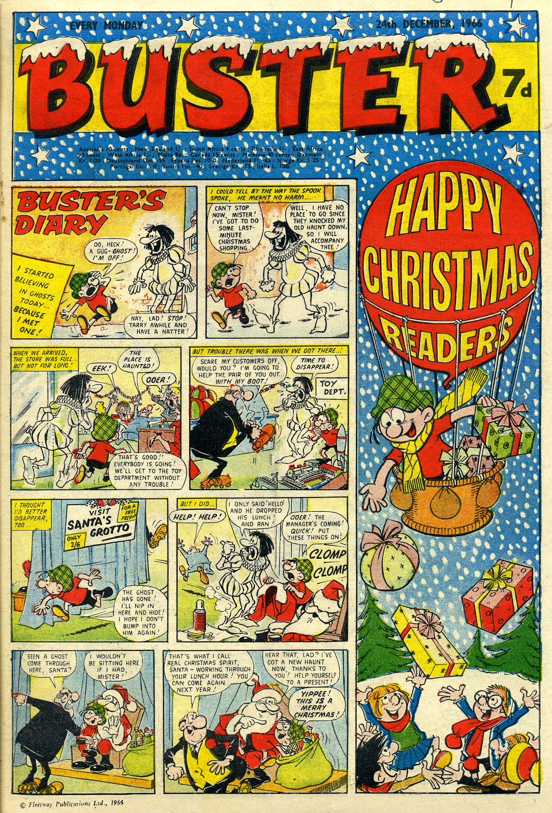 *KAZOOP !!: BUSTER CHRISTMASES. PART ONE – THE SIXTIES