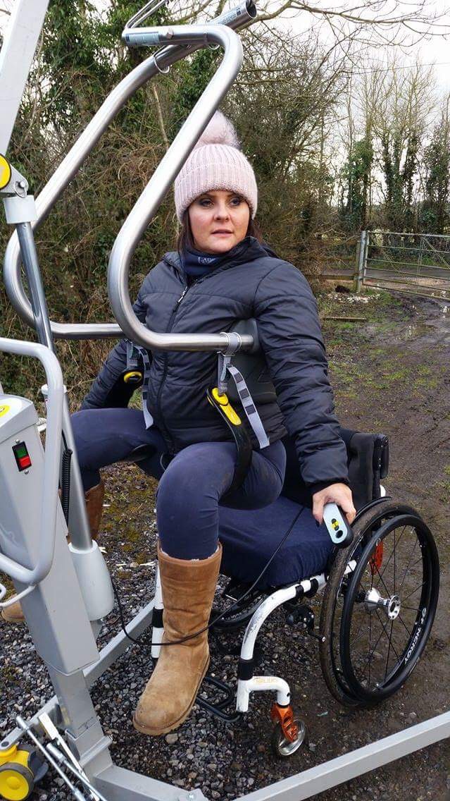 My Para Riding Dream: Para rider hoist from Dolphin mobility