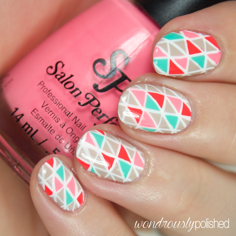 Wondrously Polished: The Digital Dozen does Neon - Day 5: Geometric