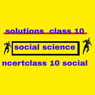 Class 10 social science, class 10 social science ncert solutions