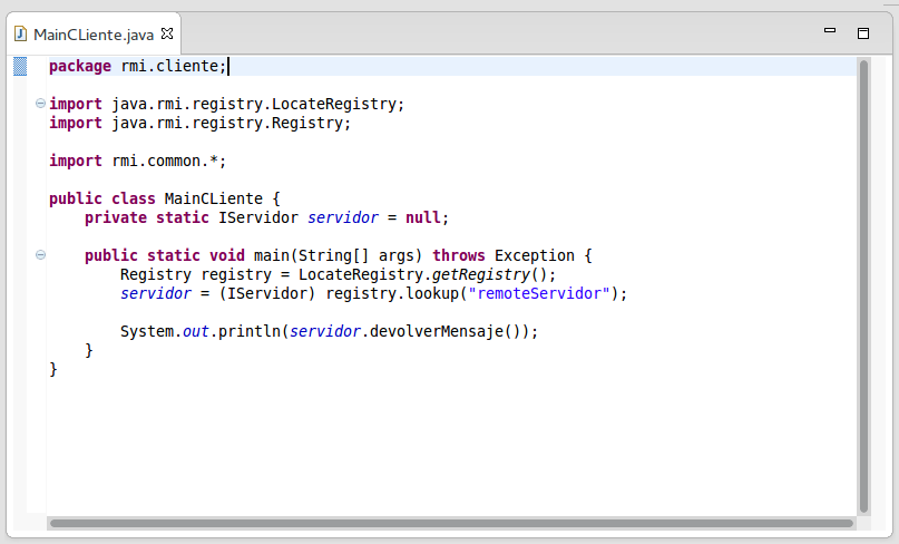 Rmi application in java netbeans - daxad