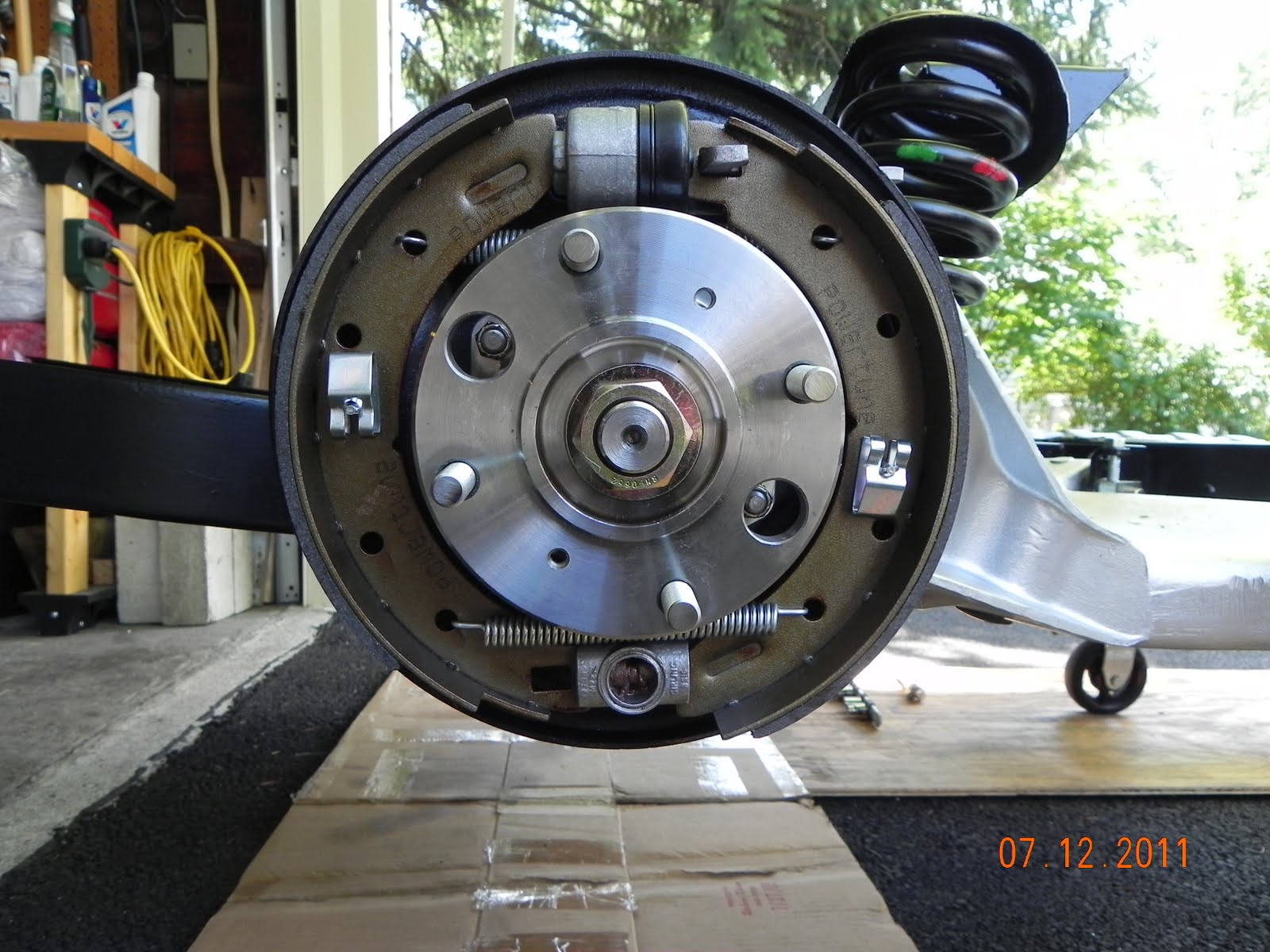 Tripp's TR6: Rear Axle / Hub Upgrade and Rear Brake Installation